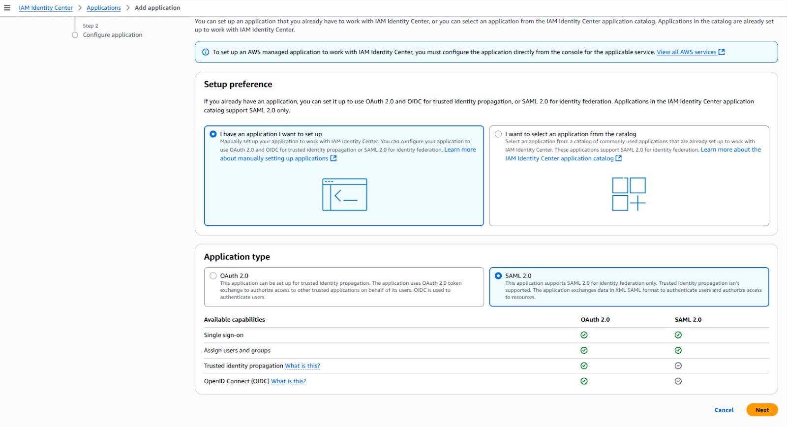 Signing into Amazon Managed Grafana with SAML-based IAM Identity Center